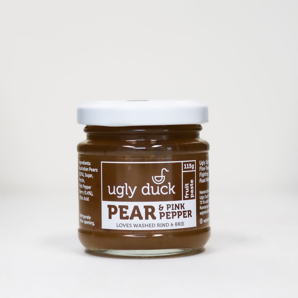 Pear & Pink Pepper Fruit Paste for Cheese Lovers – Ugly Duck Fine Foods